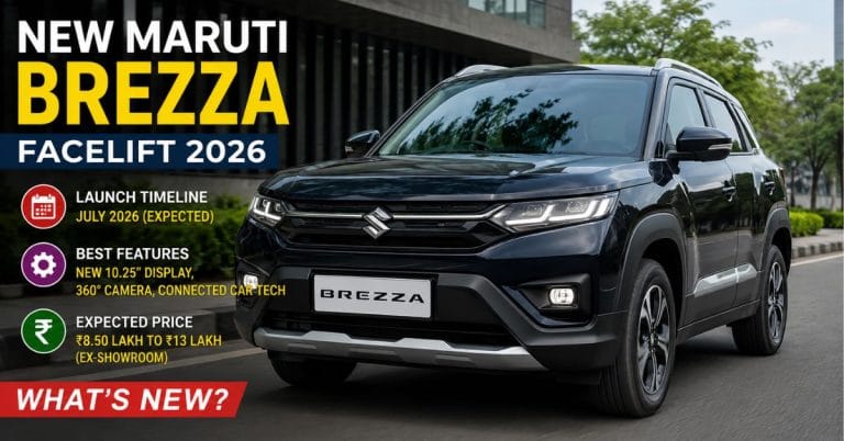 New Maruti Brezza Facelift 2026: India Launch Timeline, Best Features ...
